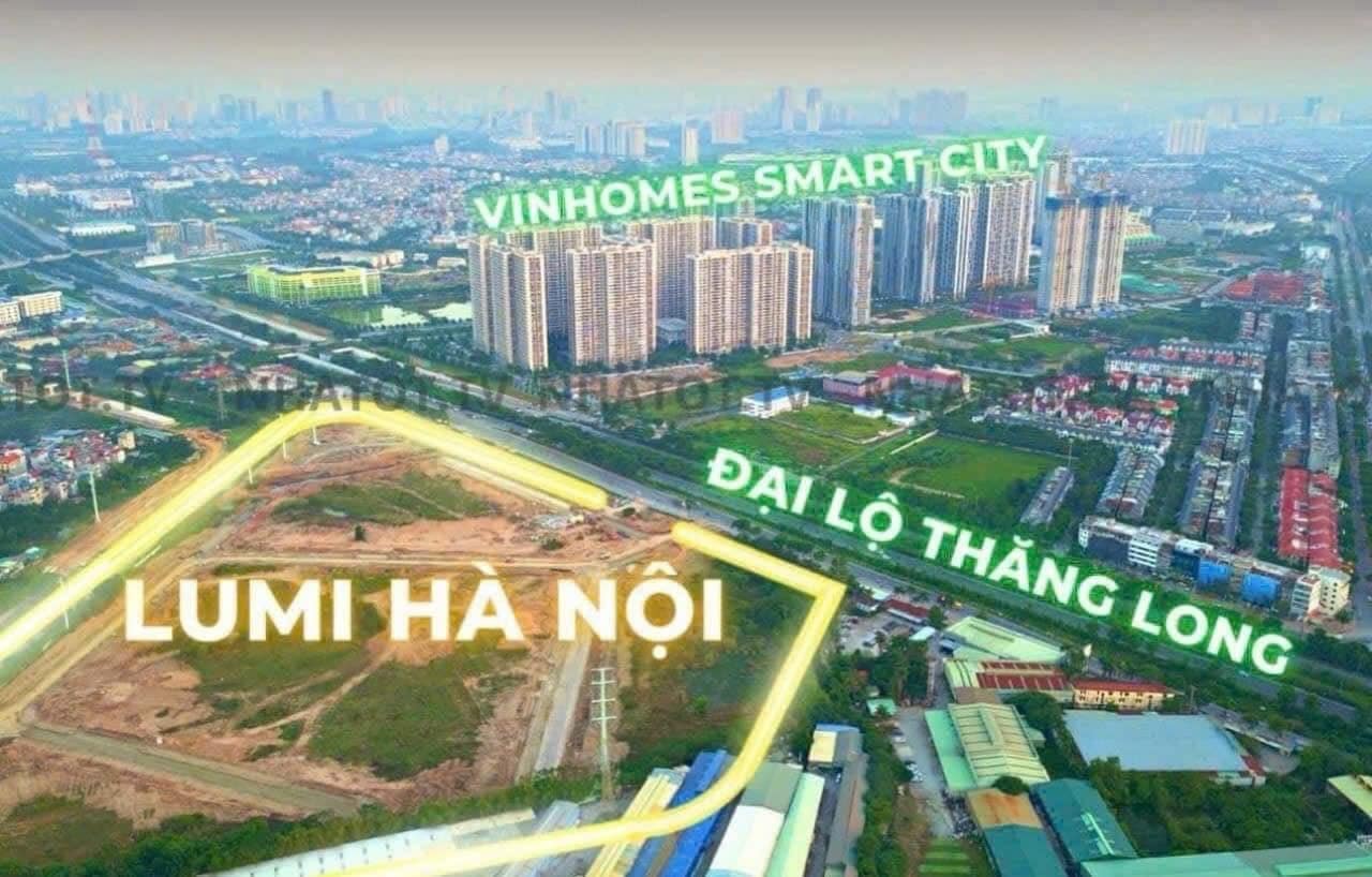 1. Vị trí Chung cư Lumi Hanoi - Nằm trên Đại lộ Thăng Long